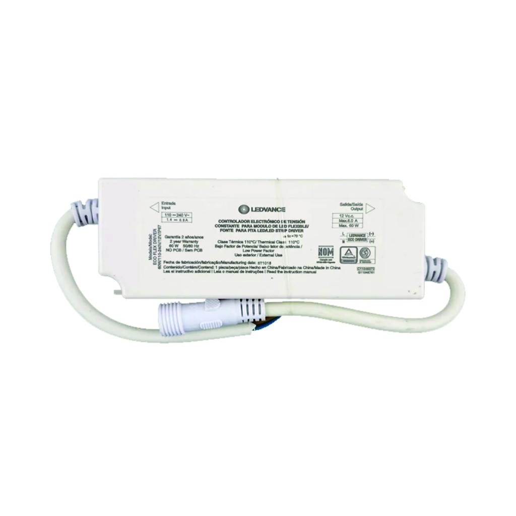 LEDVANCE Driver IP67, 60W, 110-240V, 12VDC, para cinta LED | Equipos ...